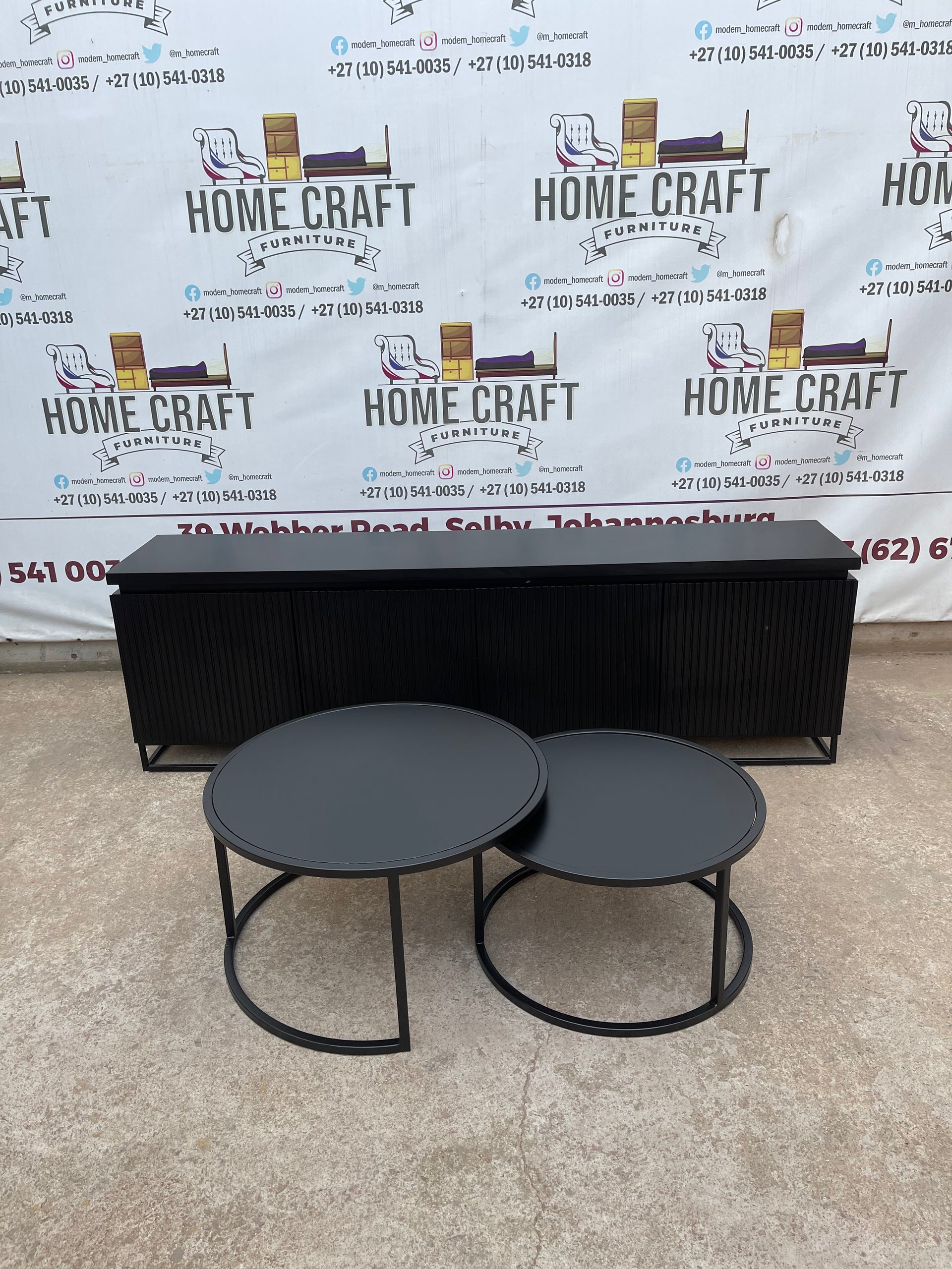 3 Drawer Tv Stand and Nesting Tables – Home Craft