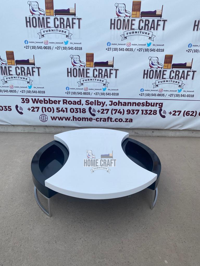 Surita-100 | Round Spinning Coffee Table – Home Craft